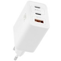 TNB CHGAN65W ZIDNI PUNJAC 65W, USB-C X 2 + USB-A QC 3.0 PUNJAC