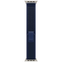 APPLE Watch 49mm Loop Blue Trail Loop - M/L - Natural Titanium Finish ...