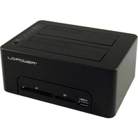 LC POWER LC-DOCK-U3-CR 2xSSD/HDD, Black, Cardreader,1xUSB3.0 HUB OPREMA ...
