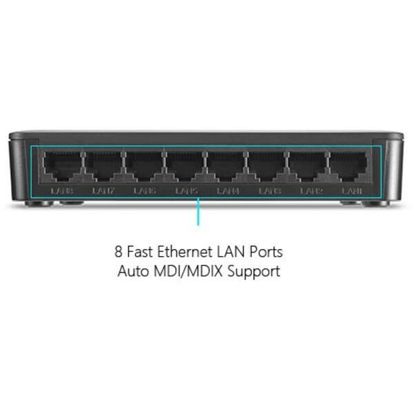 Airpho AR-FS108 8-Port 10/100M Desktop Switch MREZNA OPREMA