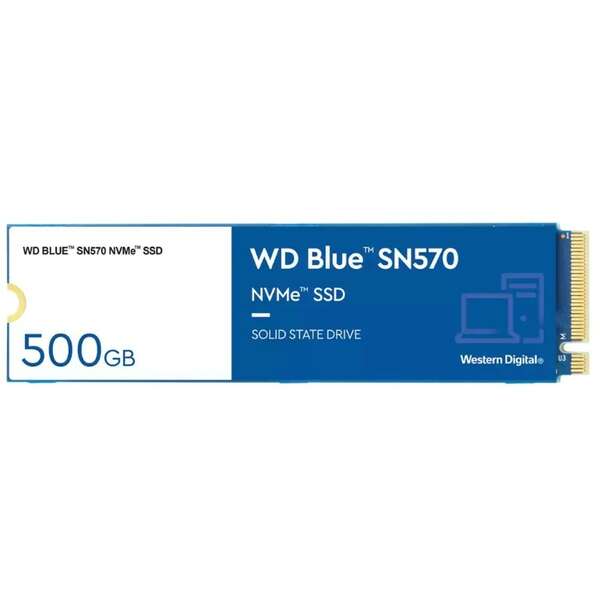 WD 500GB M.2 NVMe Gen3 WDS500G3B0C SN570 Blue RACUNARSKE KOMPONENTE