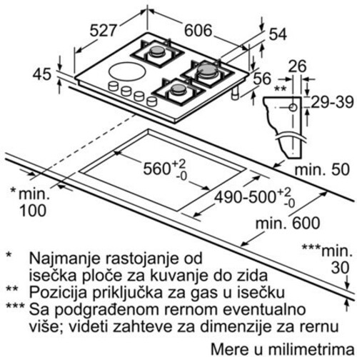 Bosch Psy6a6b20 Ugradna Ploca