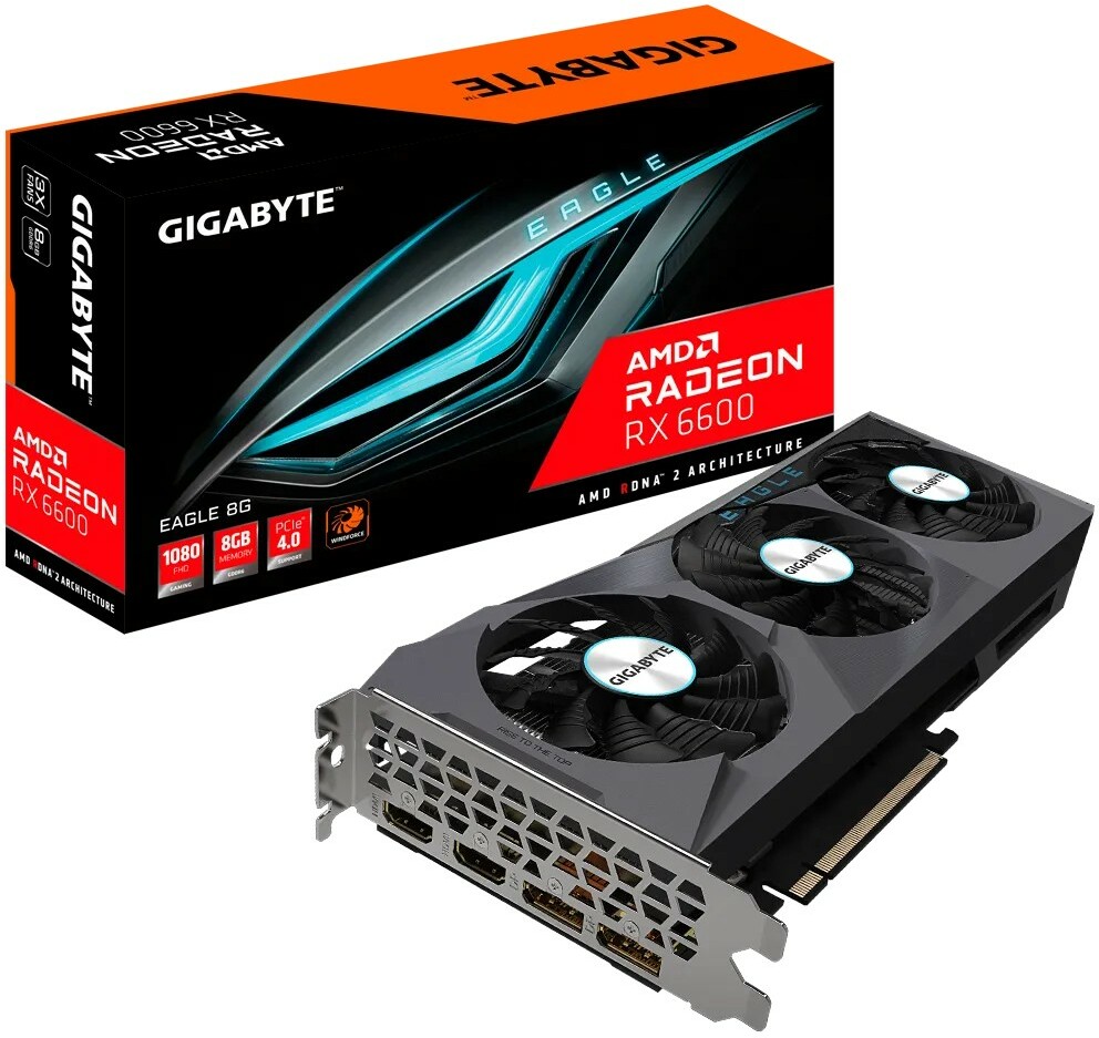 GIGABYTE AMD Radeon RX 6600 EAGLE 8GB GV-R66EAGLE-8GD RACUNARSKE KOMPONENTE