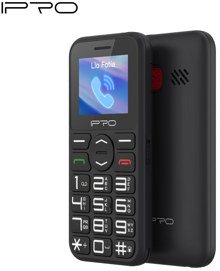 IPRO Senior F183 Black MOBILNI TELEFON
