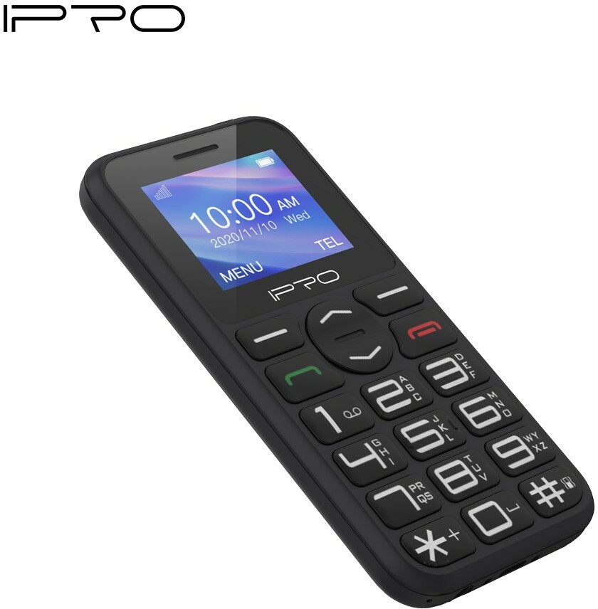 IPRO Senior F183 Black MOBILNI TELEFON