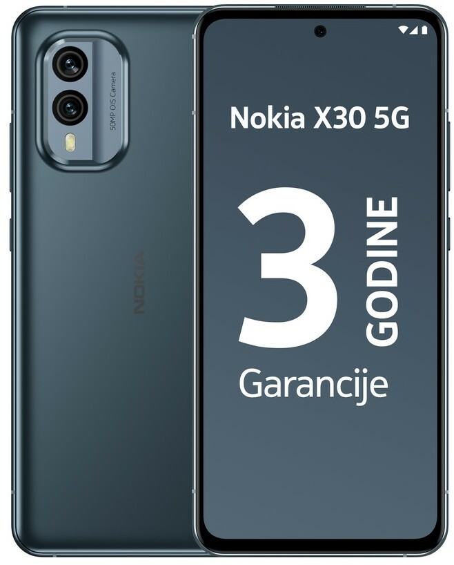 NOKIA X30 5G 8GB/256GB Cloudy Blue MOBILNI TELEFON