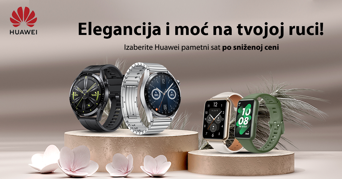 HUAWEI PAMETNI SATOVI - SUPER PONUDA - Tehnomedia